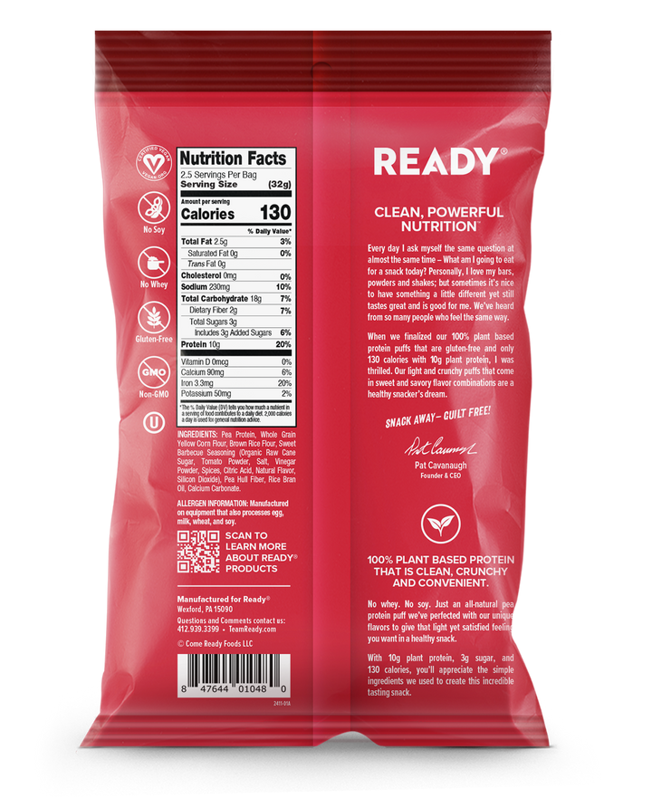 Ready® Protein Puffs Snacks
